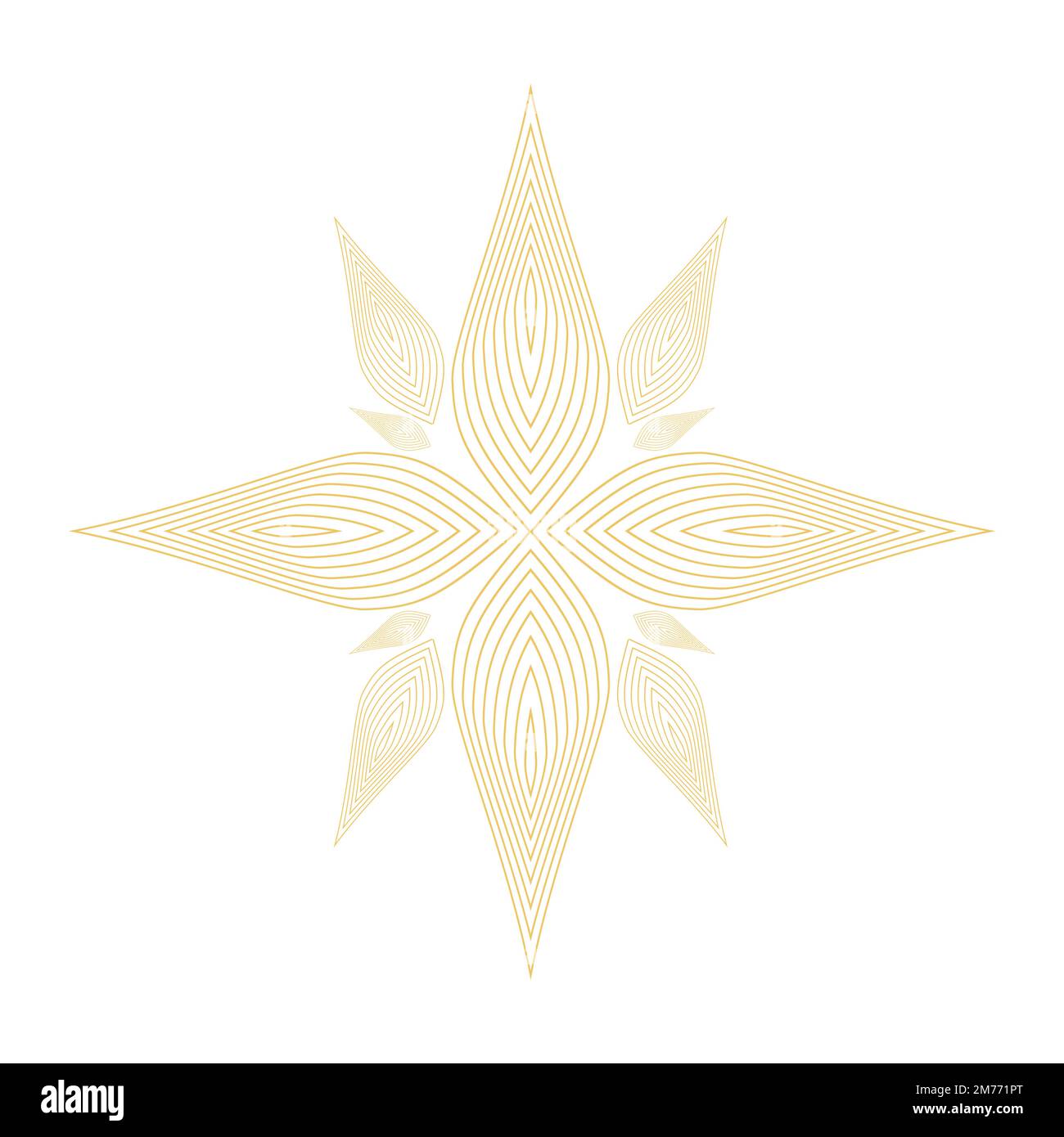 beautiful flower petals, flower line design Stock Photo - Alamy