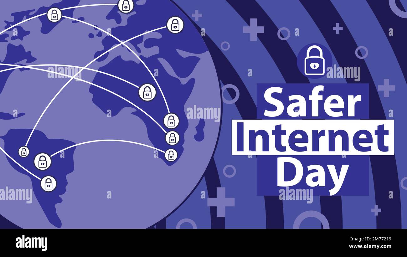 Safer Internet Day vector banner design celebrated every year on ... Safer Internet Day vector banner design celebrated every year on ...