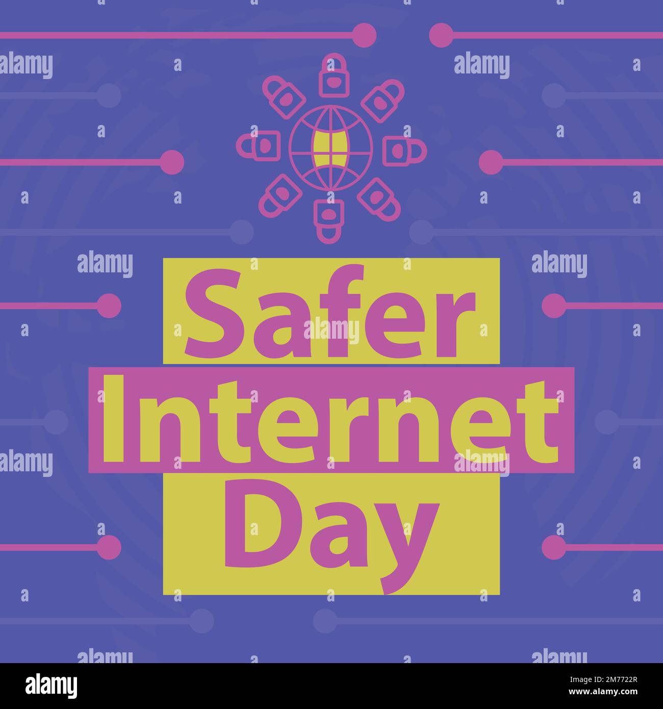Safer Internet Day vector banner design celebrated every year on ... Safer Internet Day vector banner design celebrated every year on ...