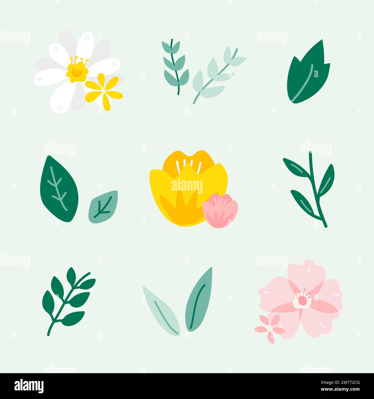 Colorful spring floral ornate vectors Stock Vector Image & Art - Alamy