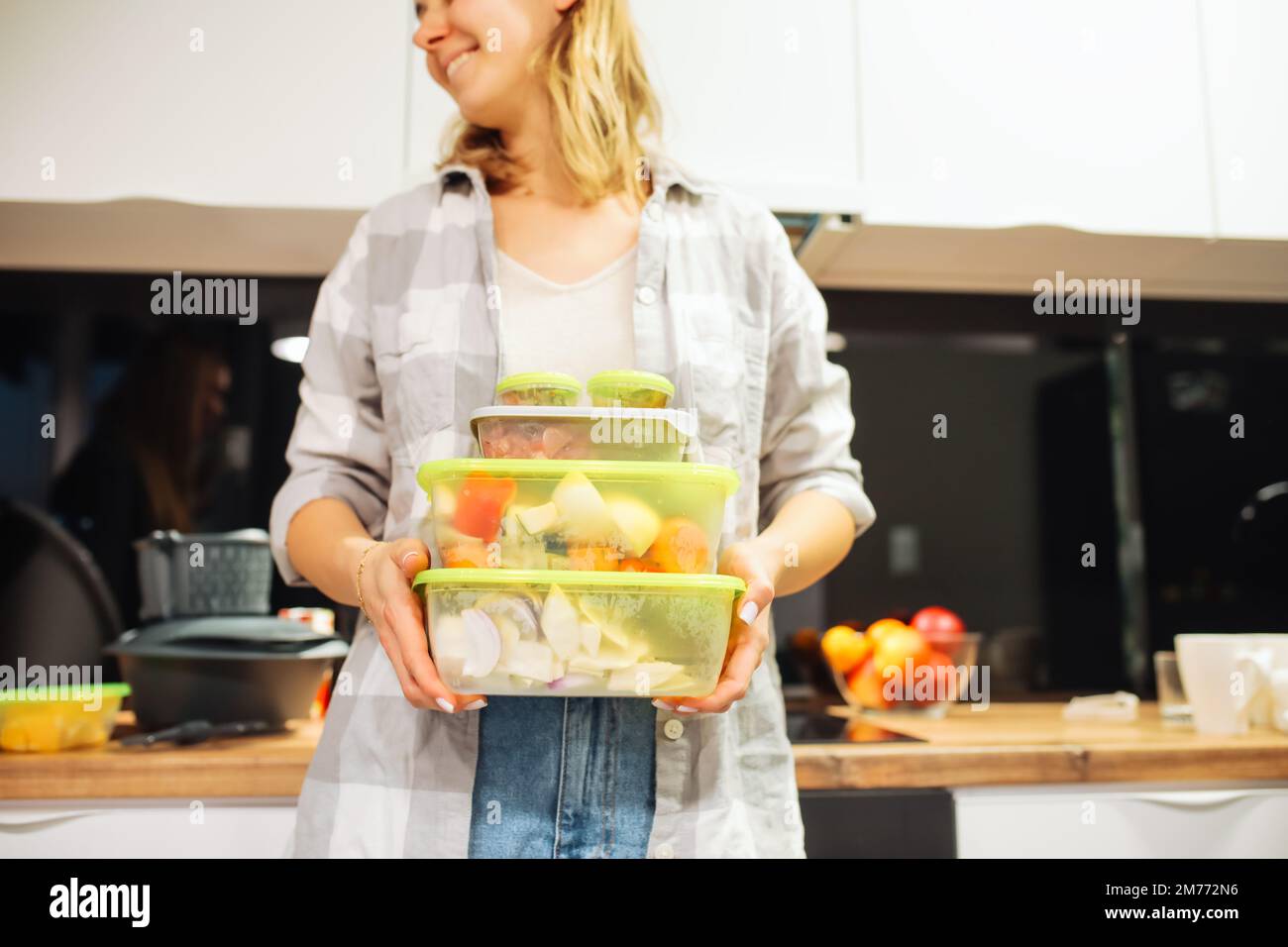 Prepare food containers home hi-res stock photography and images - Alamy