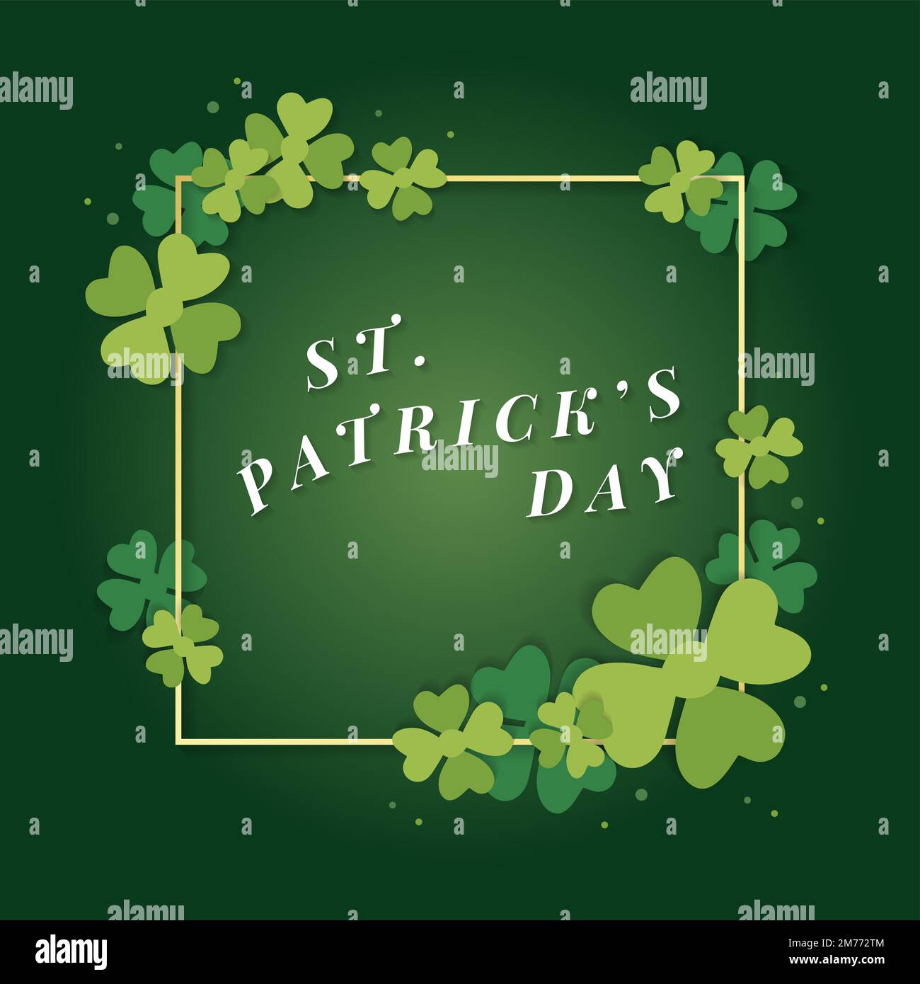Saint patricks square Stock Vector Images - Alamy