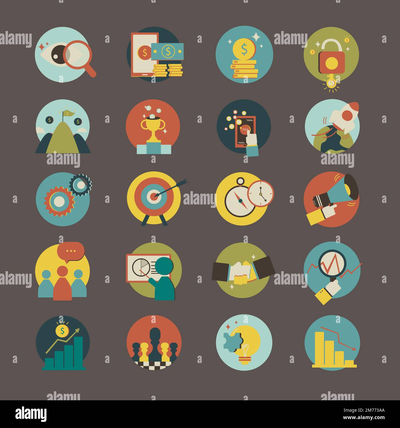 Business strategy talk Stock Vector Images - Alamy