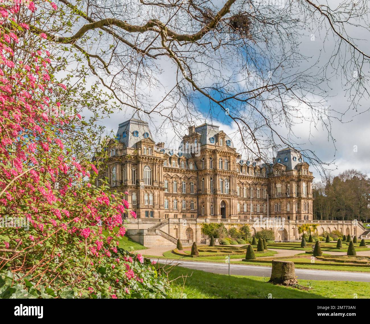 The Bowes Museum, Barnard Castle, Teesdale Stock Photo - Alamy