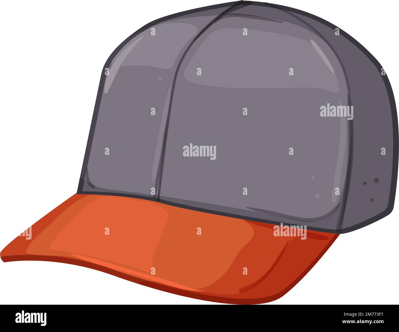 front baseball cap cartoon vector illustration Stock Vector Image & Art ...