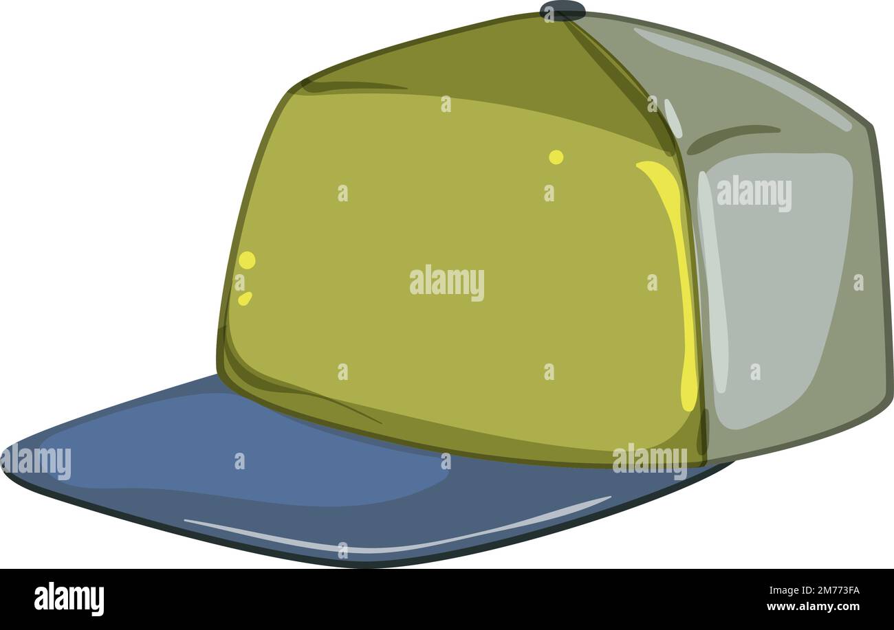 fashion baseball cap cartoon vector illustration Stock Vector Image ...