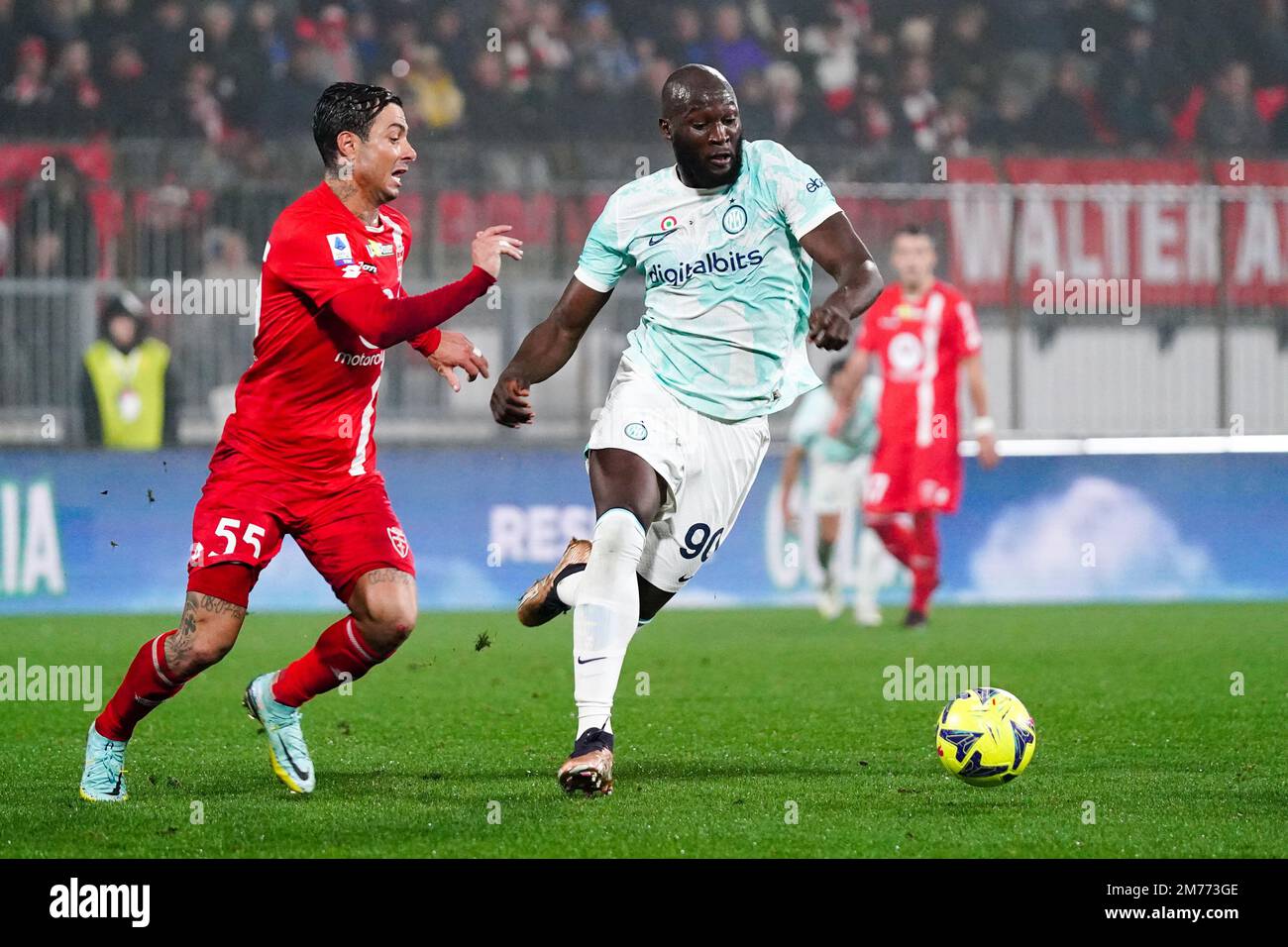 U-Power Stadium, Monza, Italy, January 07, 2023, Romelu Lukaku (FC ...