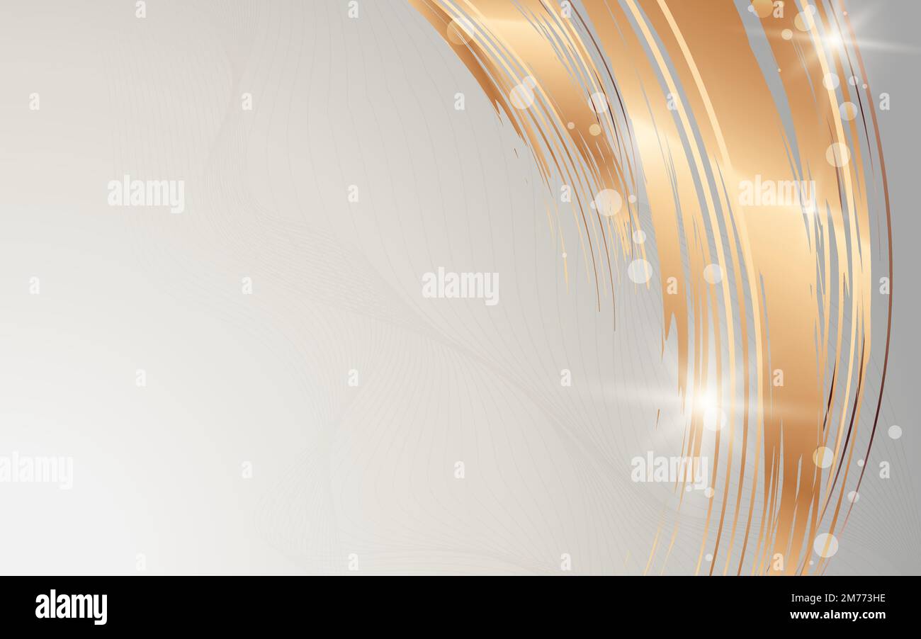 Golden wave abstract background vector Stock Vector Image & Art - Alamy