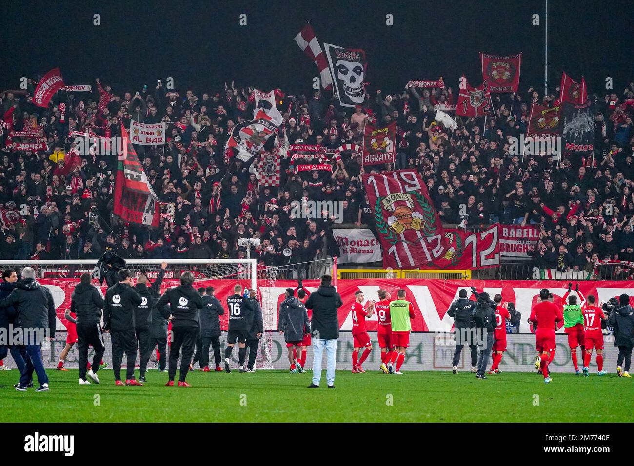 U-Power Stadium, Monza, Italy, January 07, 2023, The team (AC Monza ...
