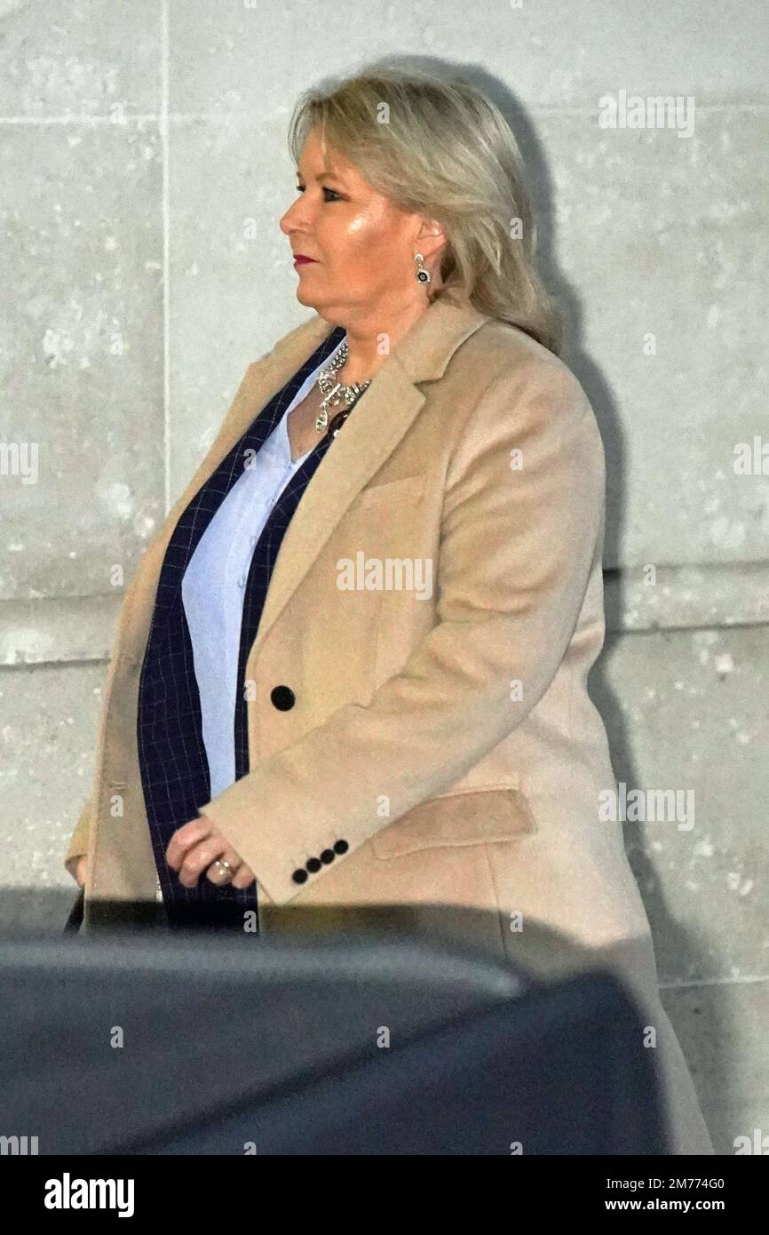 Royal College of Nursing (RCN) general secretary Pat Cullen arrives at ...