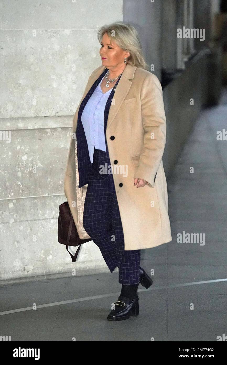 Royal College of Nursing (RCN) general secretary Pat Cullen arrives at ...