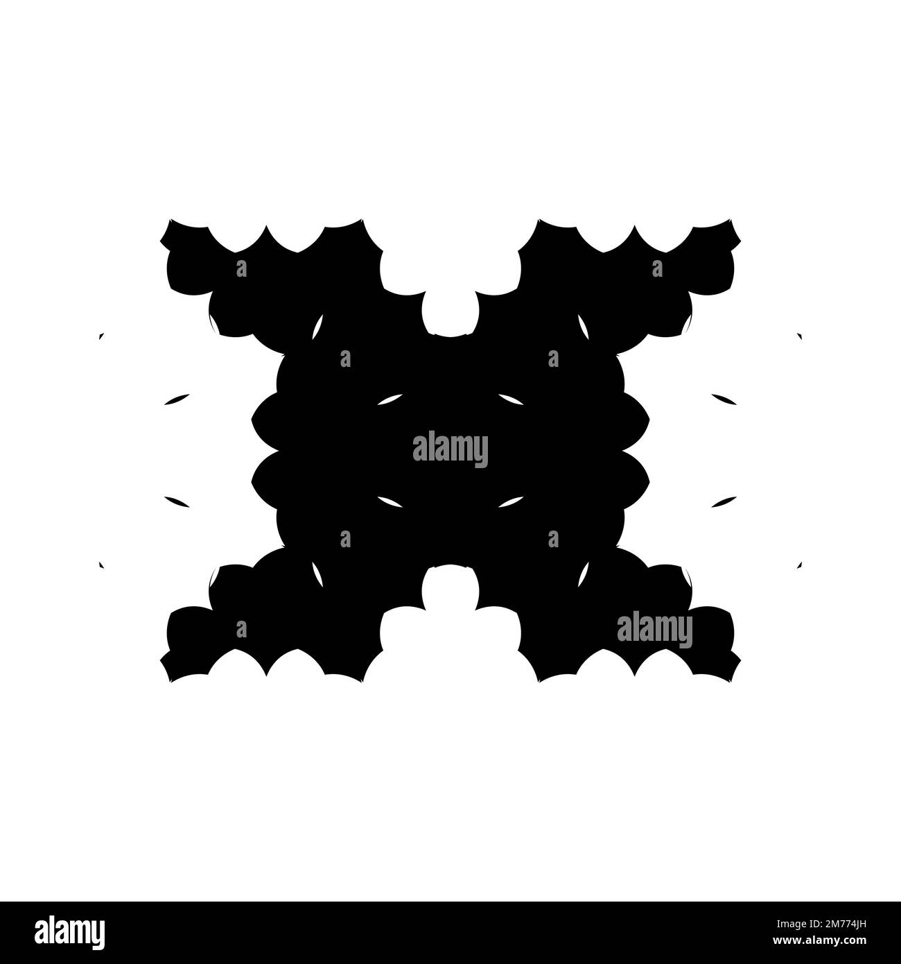 Rorschach test icon. Simple style Rorschach test background symbol ...