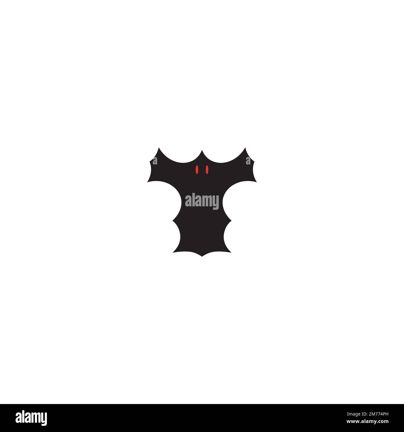 Ghost icon. Simple style Halloween holiday poster background symbol ...