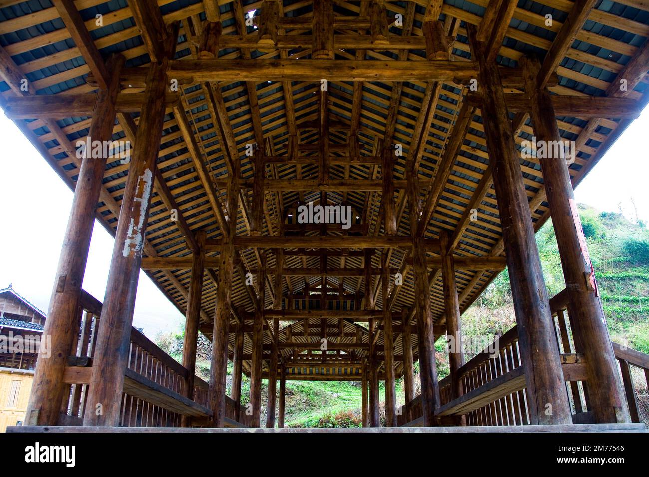 Roofed terraces hi-res stock photography and images - Alamy