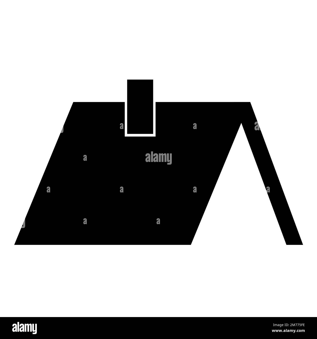 Roofs house silhouette icon, city concept template panorama, landscape ...