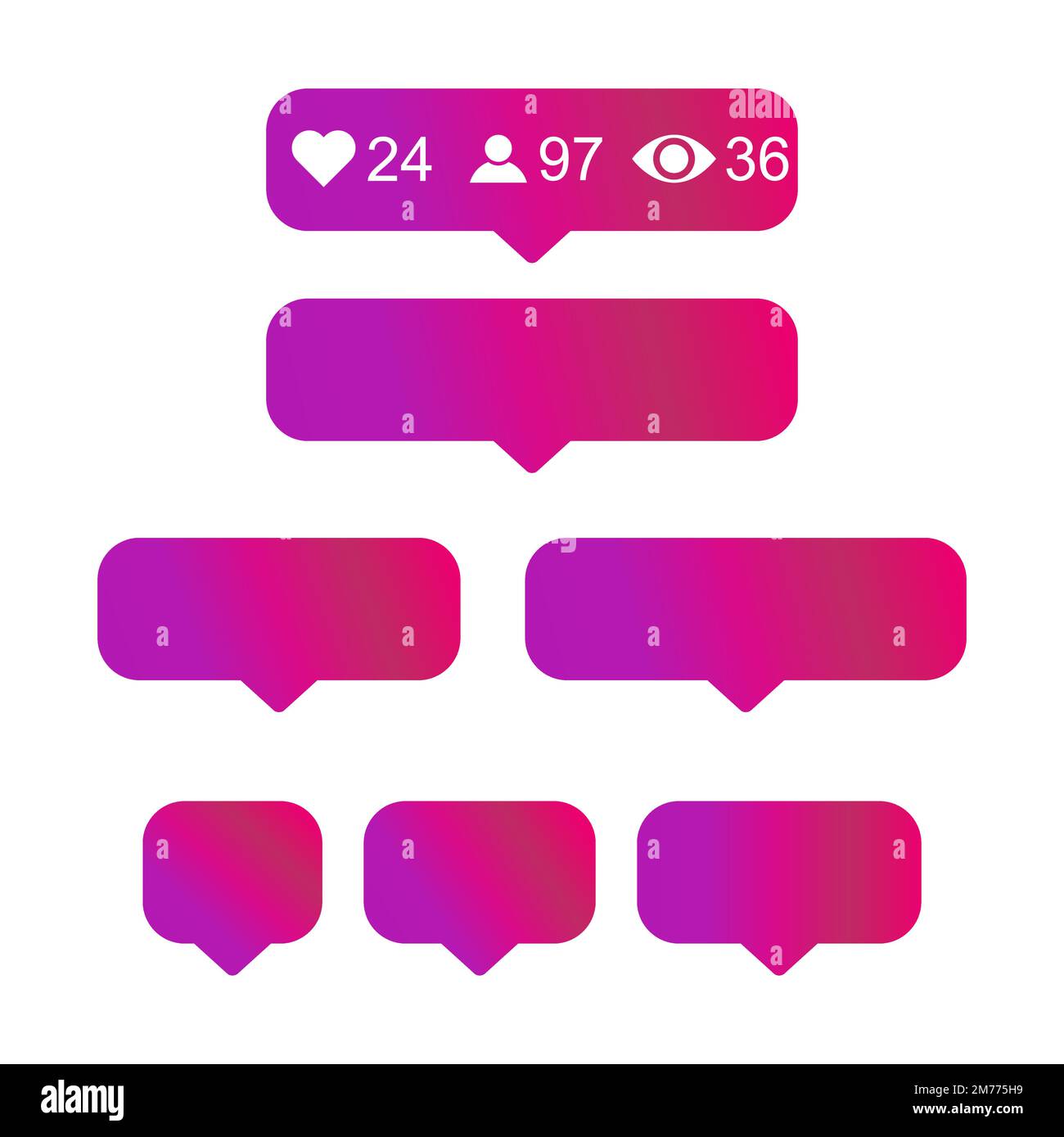 Insta stories vector vectors hi-res stock photography and images - Alamy