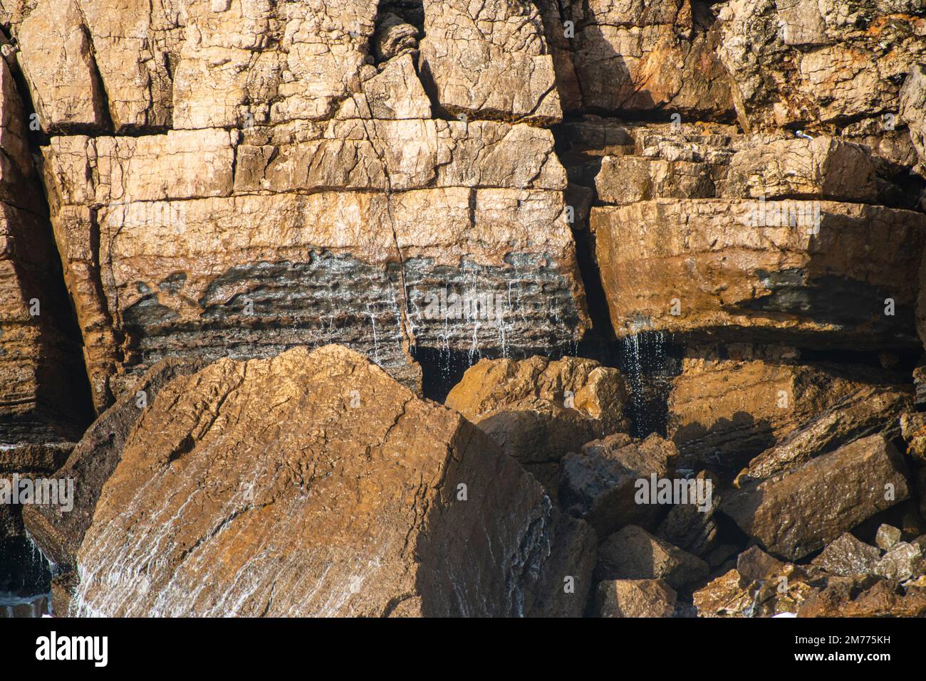 Rocks geological layers Stock Photo - Alamy