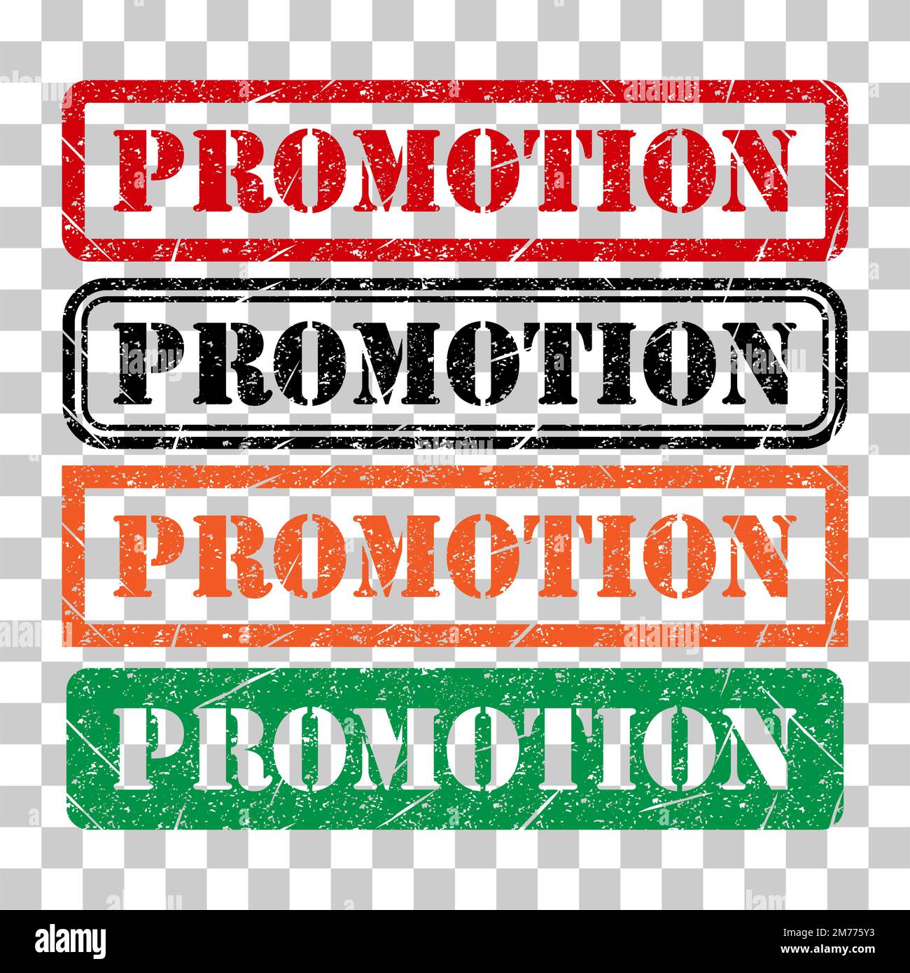 Set of Promotion stamp symbol, label sticker sign button, text banner ...