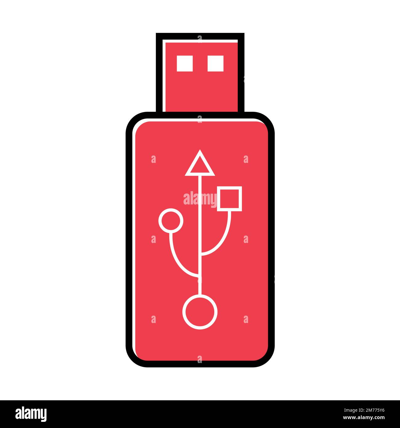 USB icon technology, connect device sign, electronic portable symbol ...