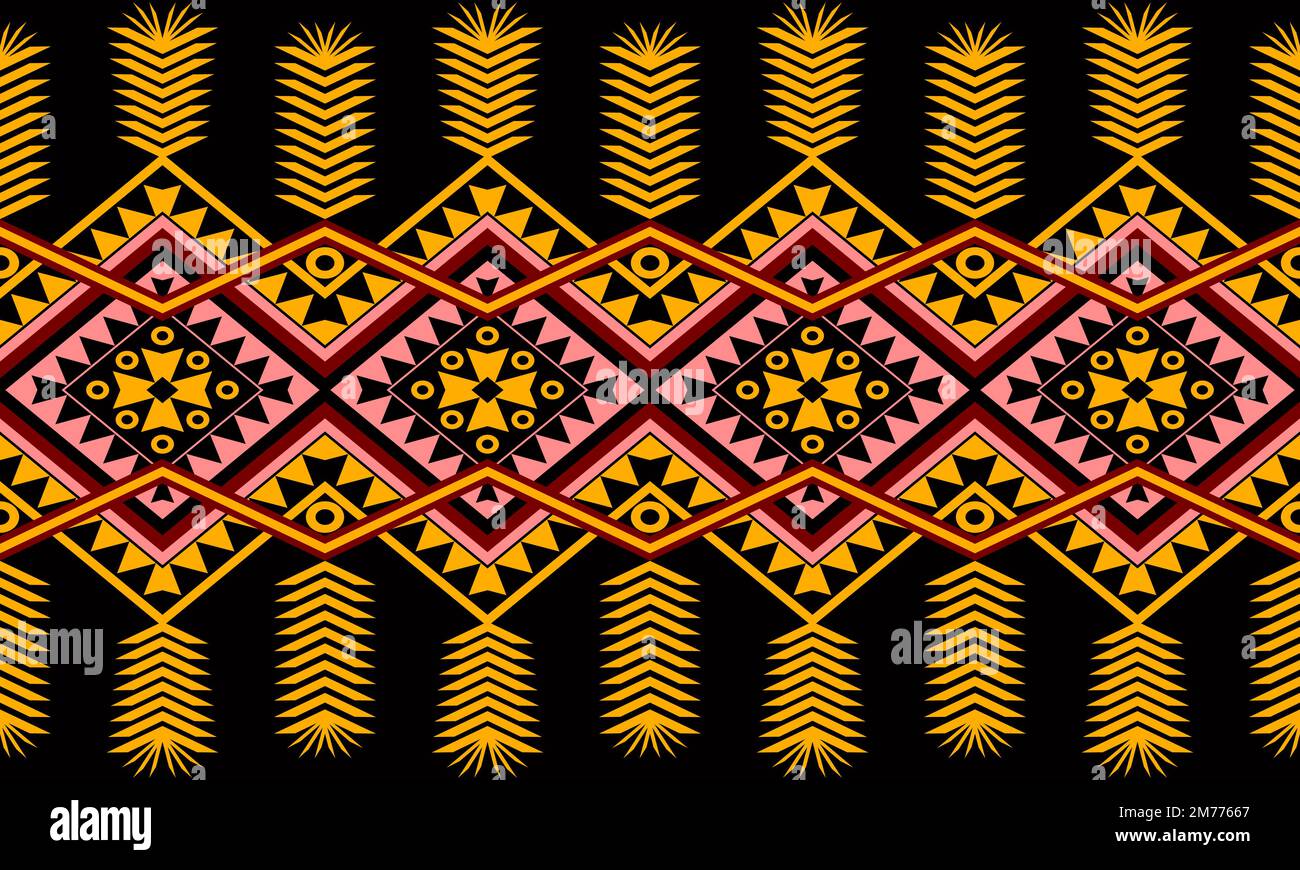 Geometric ethnic oriental traditional pattern.Figure tribal embroidery ...