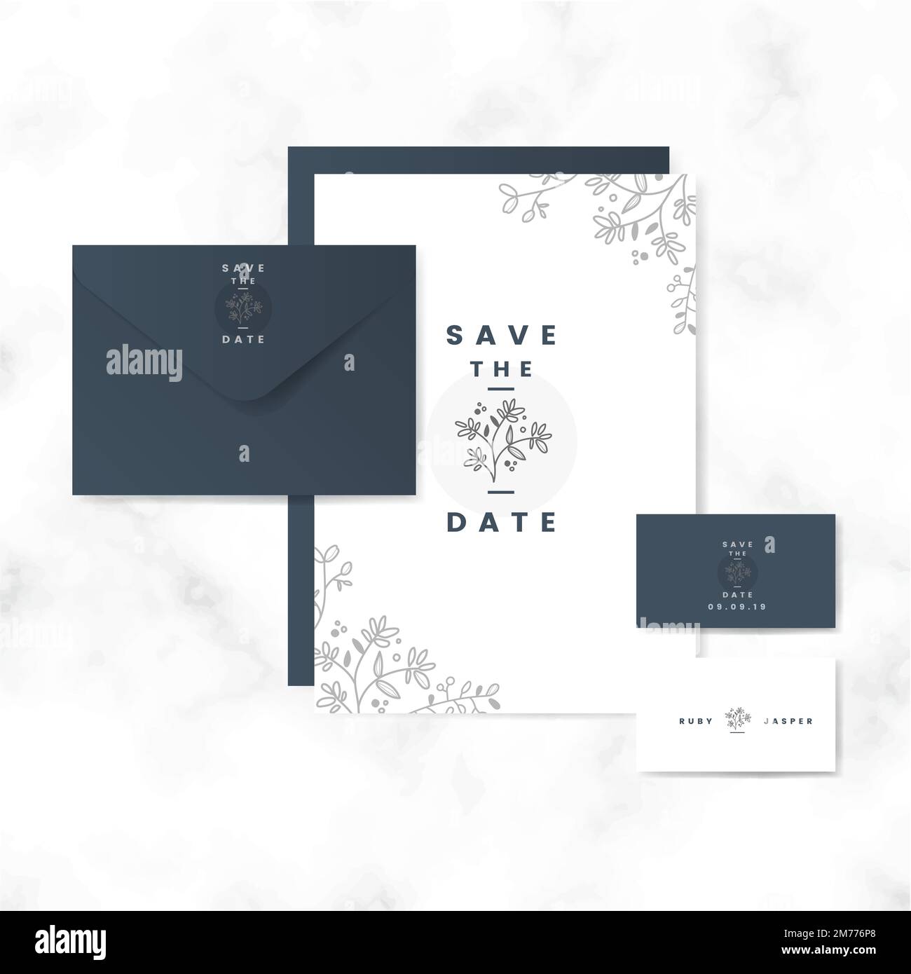 Save The Date Layout Set Vector Stock Vector Image And Art Alamy