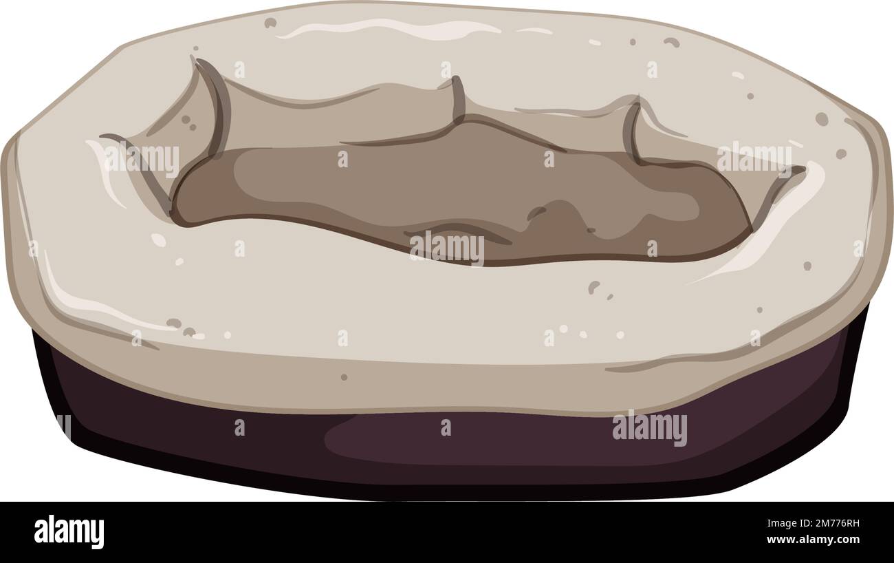comfortable cat house cartoon vector illustration Stock Vector Image ...