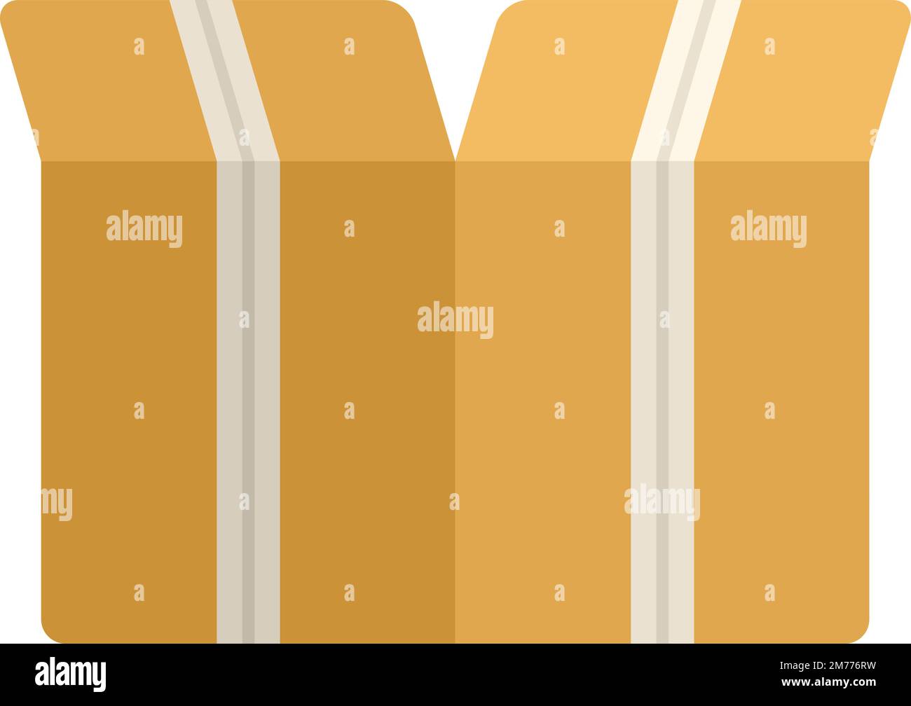 Ecology box icon flat vector. Recycle pack. Organic design isolated ...