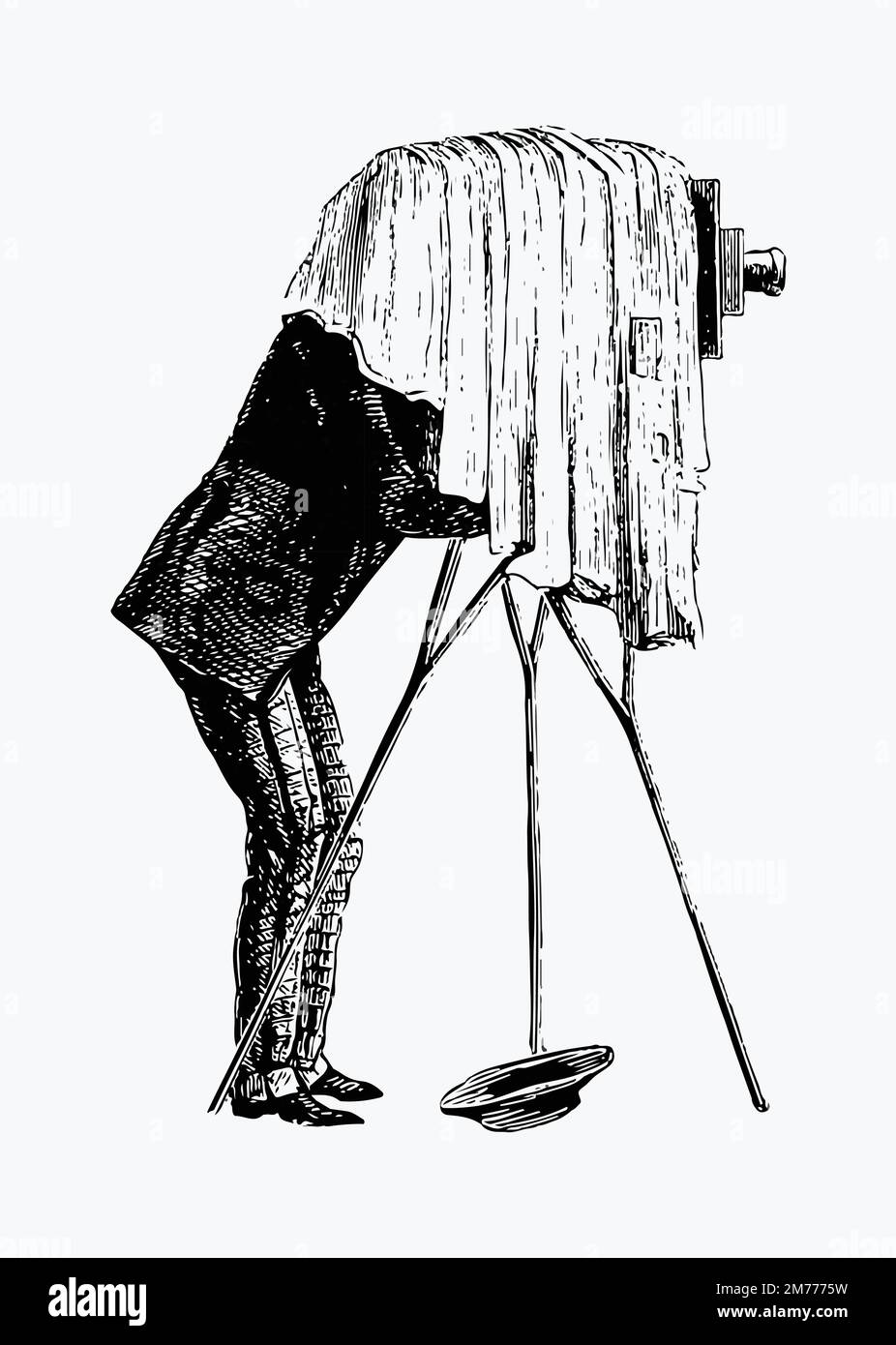 Vintage photographer illustration vector Stock Vector Image & Art - Alamy