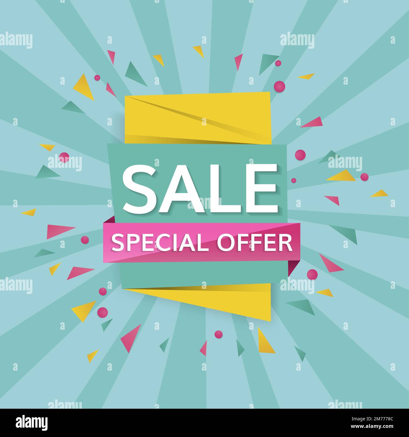 Colorful shop special offer sale promotion advertisement badges vector ...