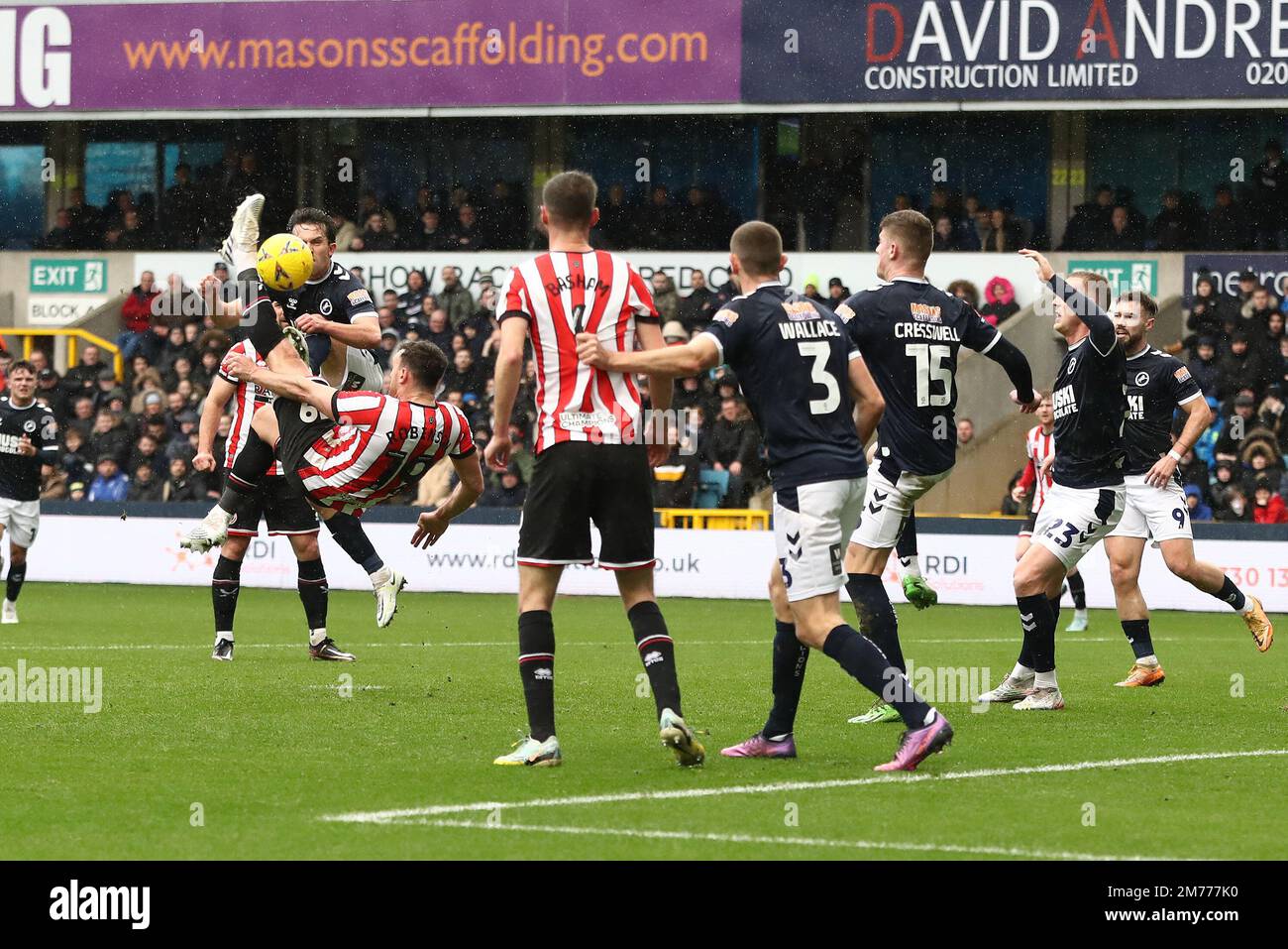 Attempts an overhead kick hi-res stock photography and images - Alamy