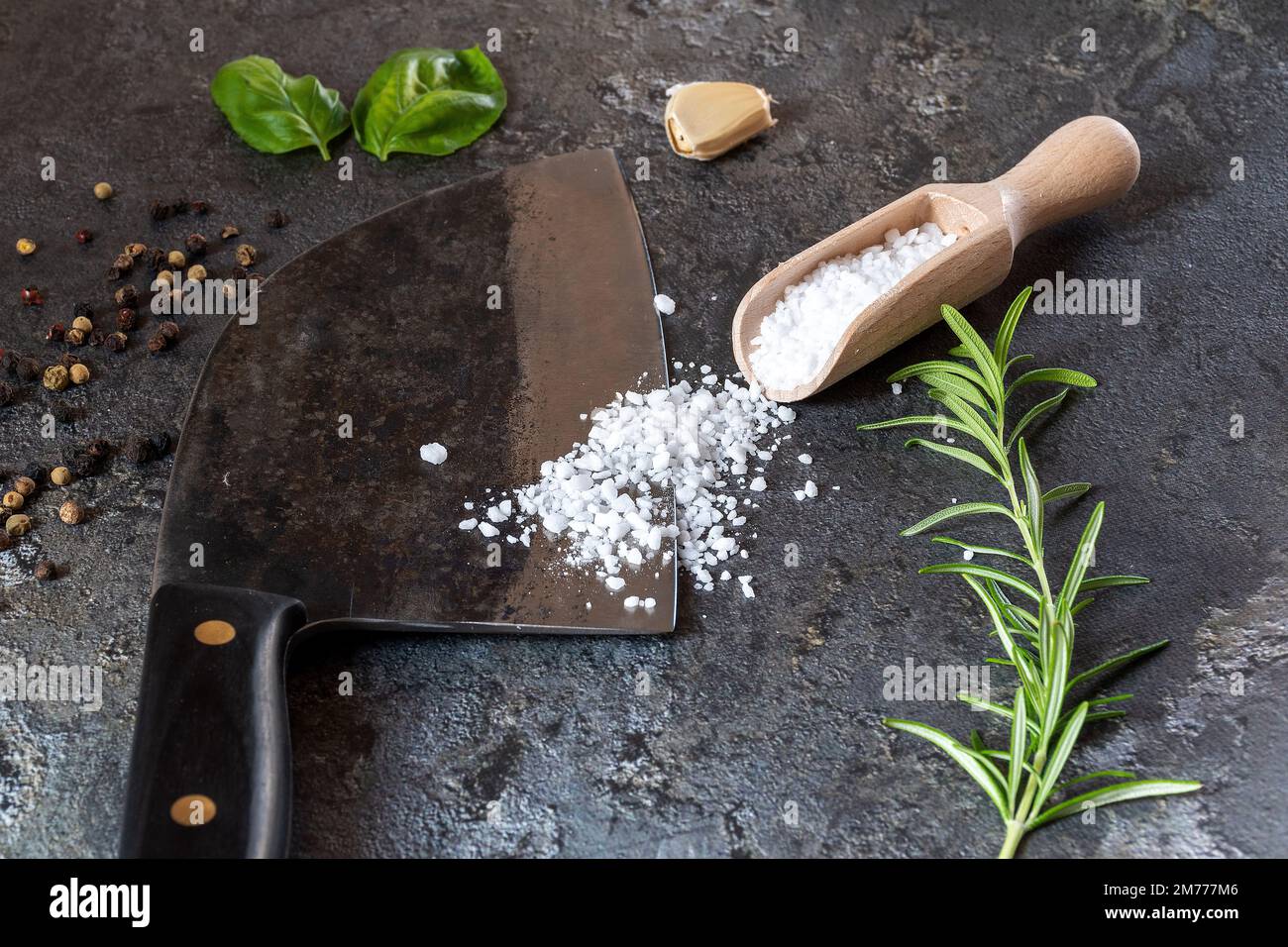 Salt knife hi-res stock photography and images - Alamy