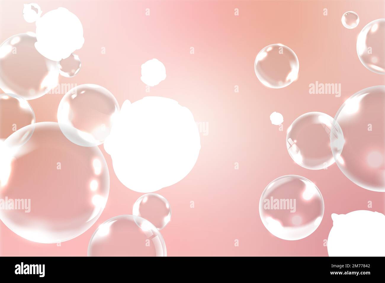 Soap bubbles on background vector Stock Vector Image & Art - Alamy