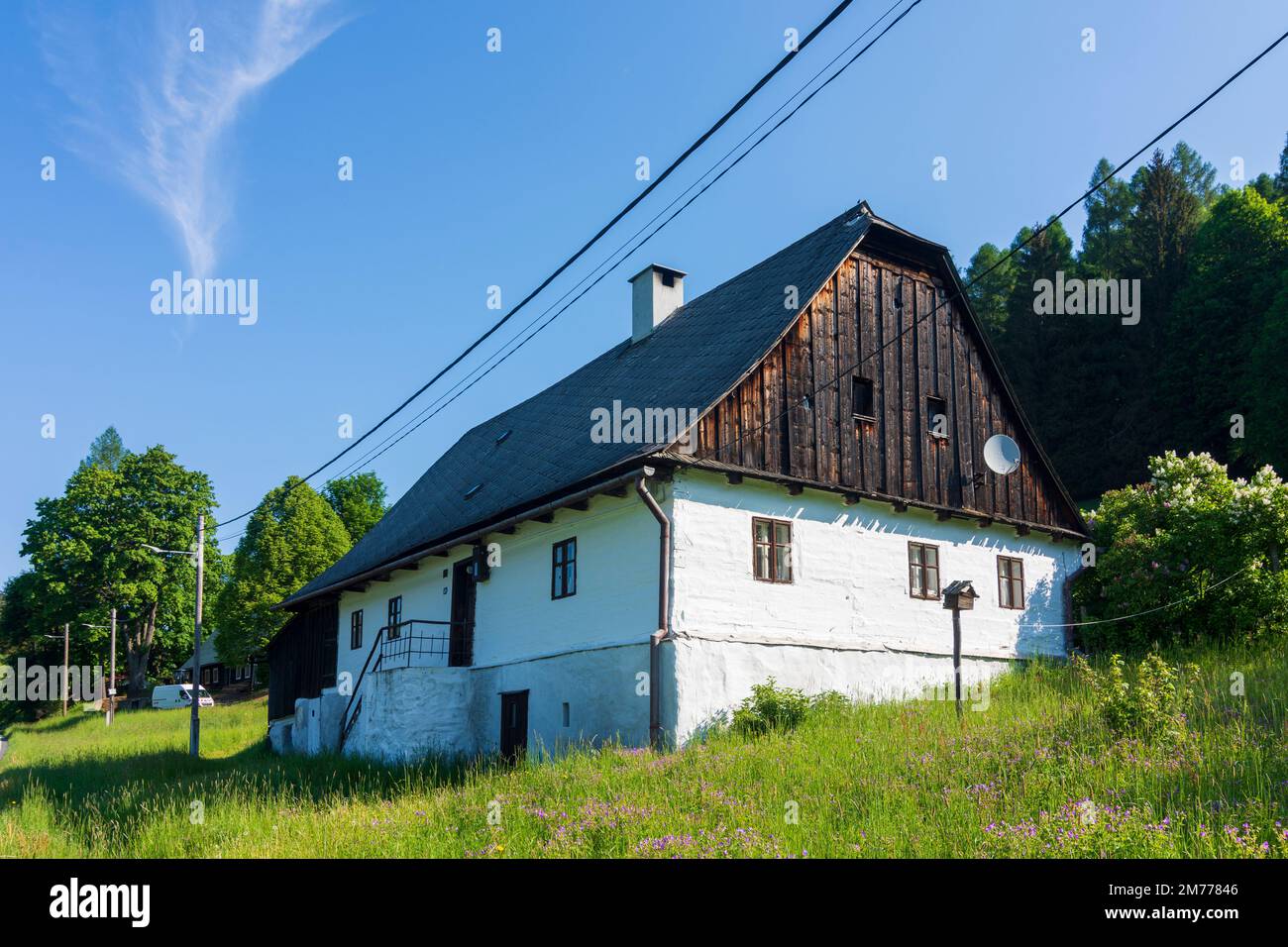 Hruby Jesenik (Altvatergebirge, High Ash Mountains): typical Moravian ...