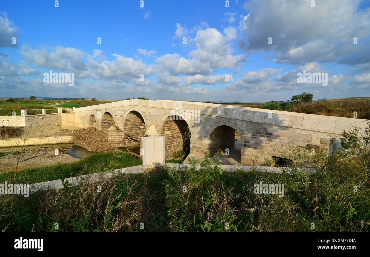Located in Catalca, Turkey, Katirci Bridge was built in the 17th ...