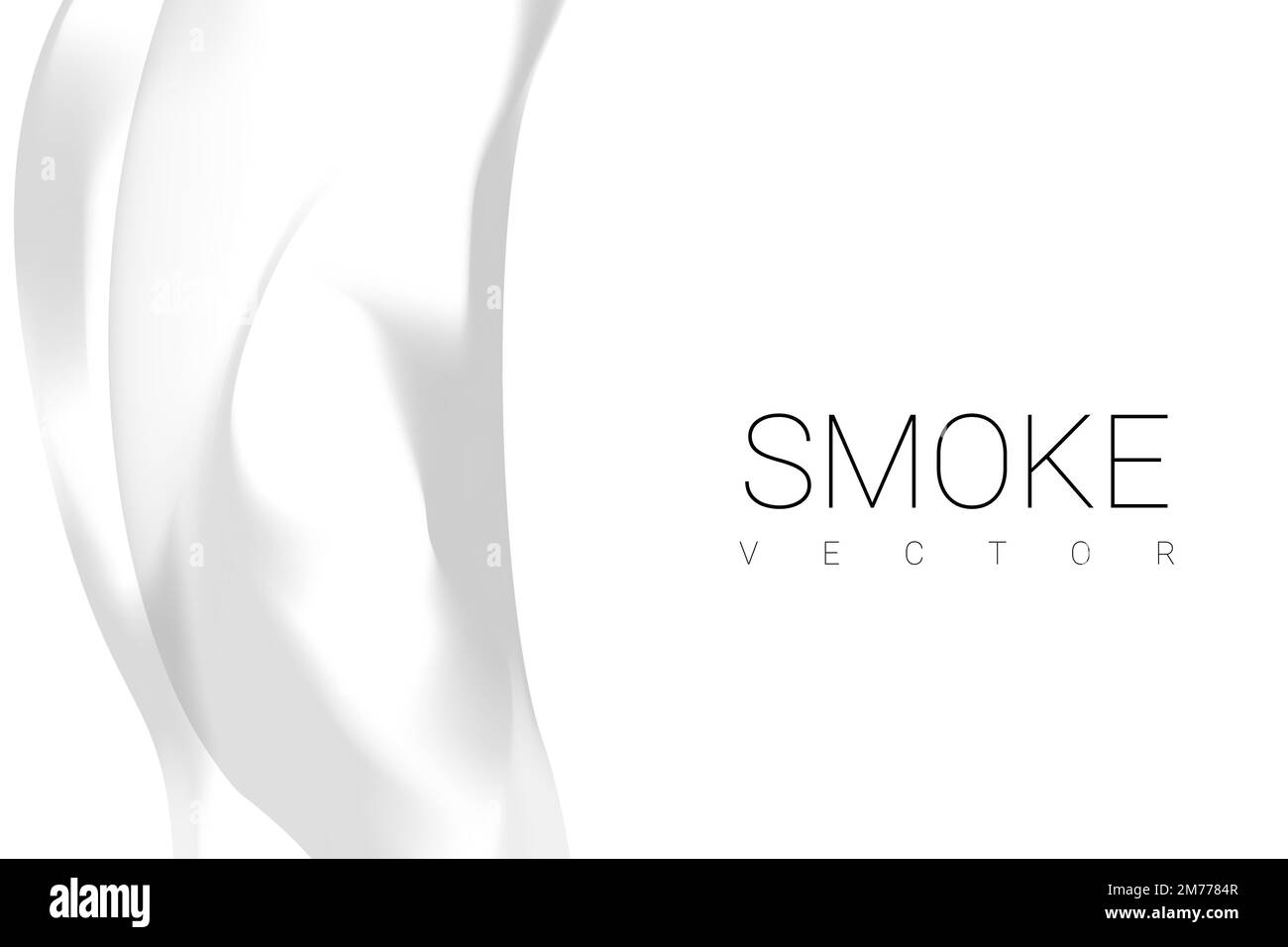 Gray smoke abstract on white background vector Stock Vector Image & Art ...