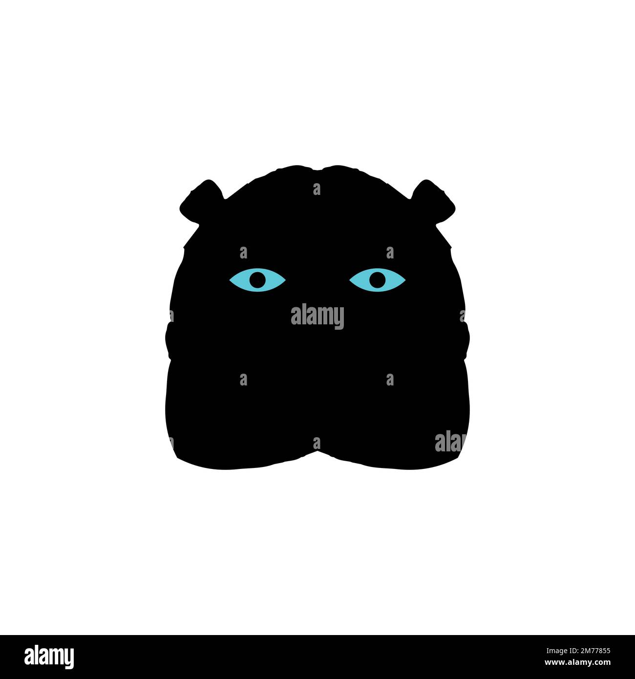 Alien icon. Simple style Space science poster background symbol. Alien ...