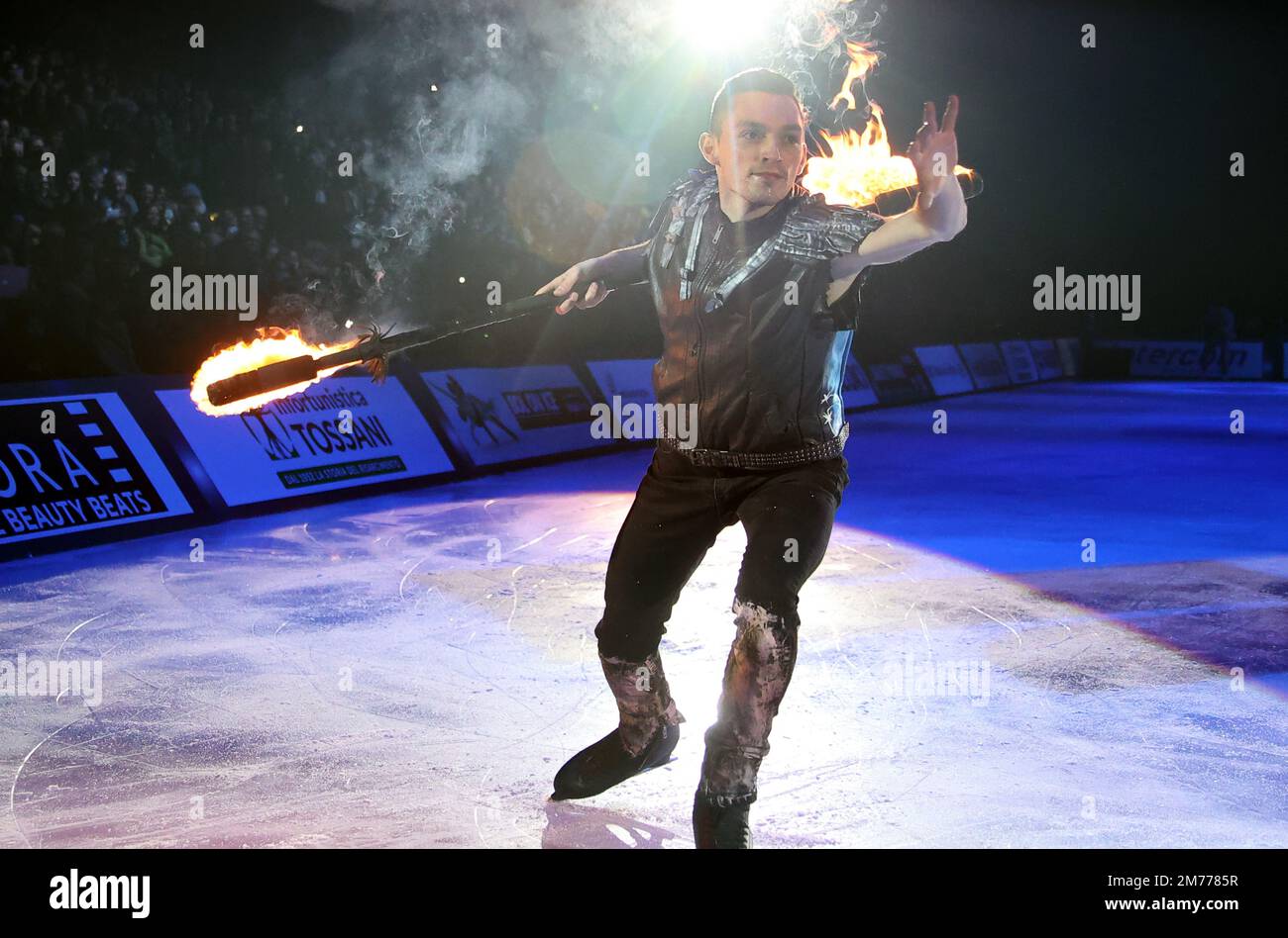Clement Pinel during the ice skating exhibition "Bol On Ice, world ...