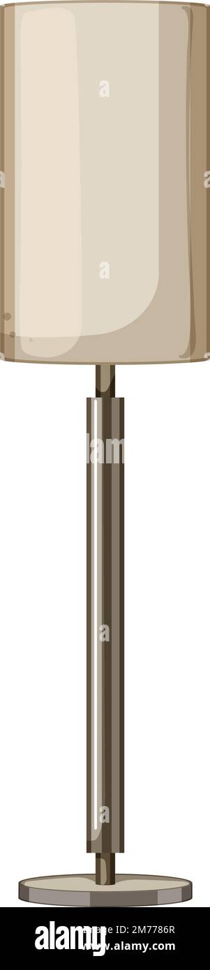 modern floor lamp cartoon vector illustration Stock Vector Image & Art ...