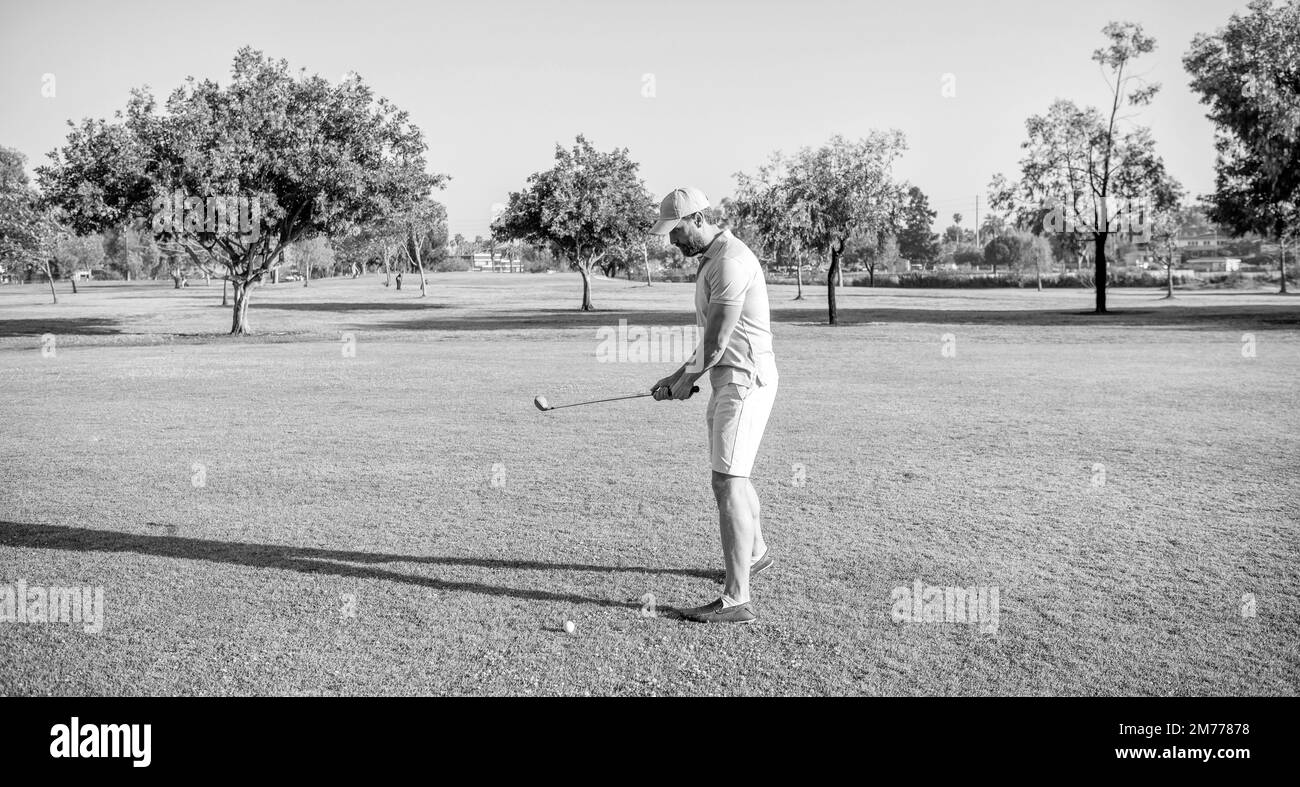 Golf Black and White Stock Photos & Images - Alamy