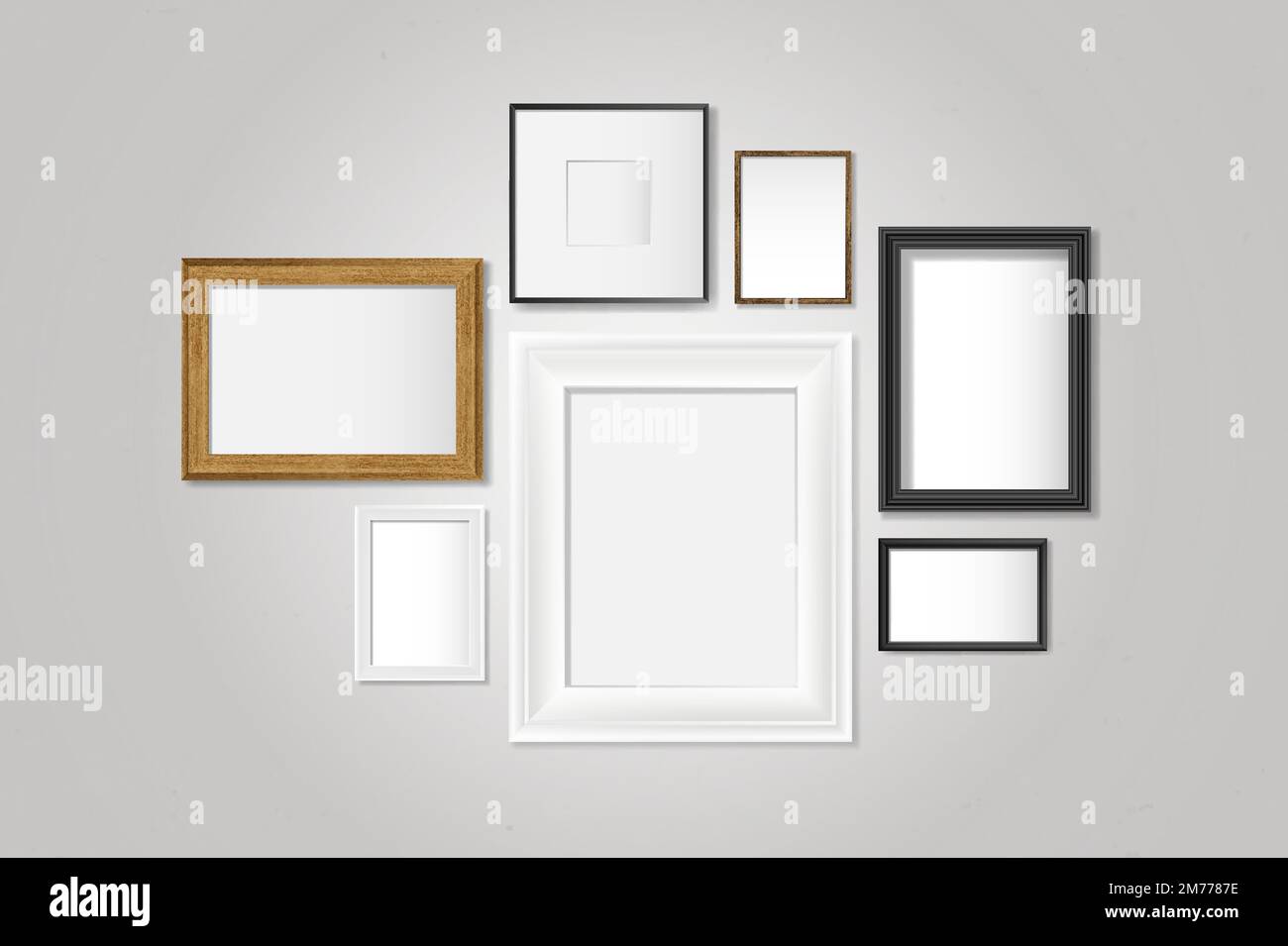 Various frame collection mockup vector Stock Vector Image & Art - Alamy