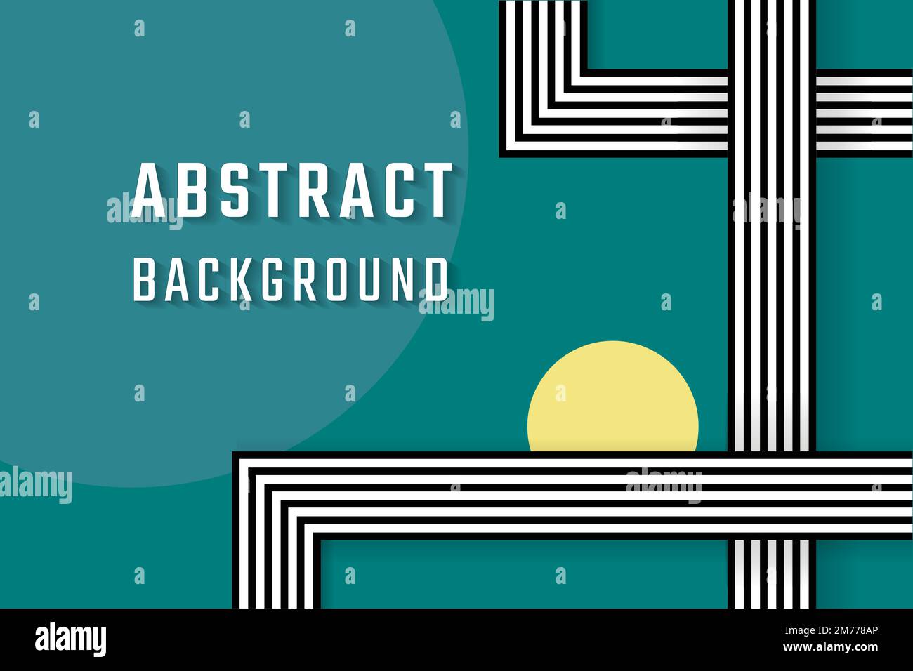 Retro green abstract background design vector Stock Vector Image & Art ...