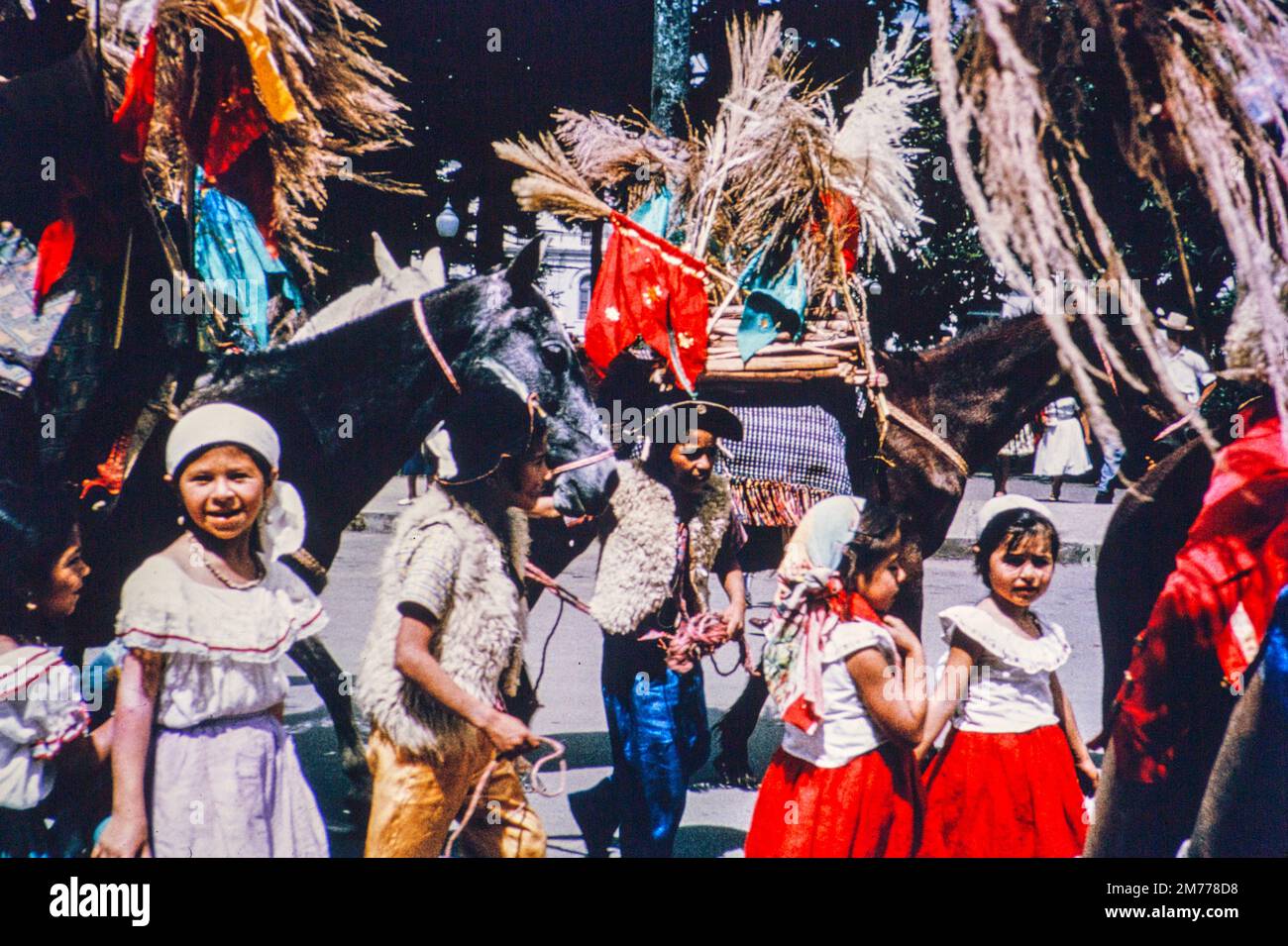 Children in costumes, Epiphany Festival, Fiesta de los Reyes, Popayán ...