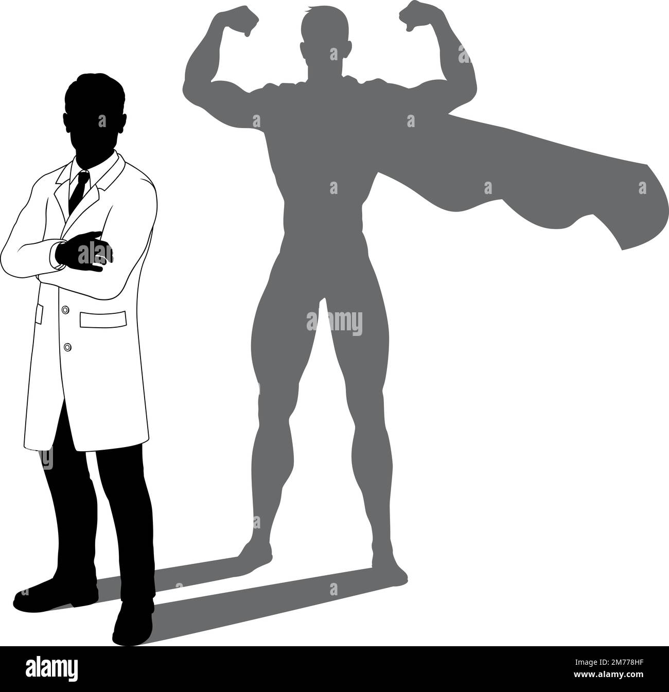 Scientist Silhouette
