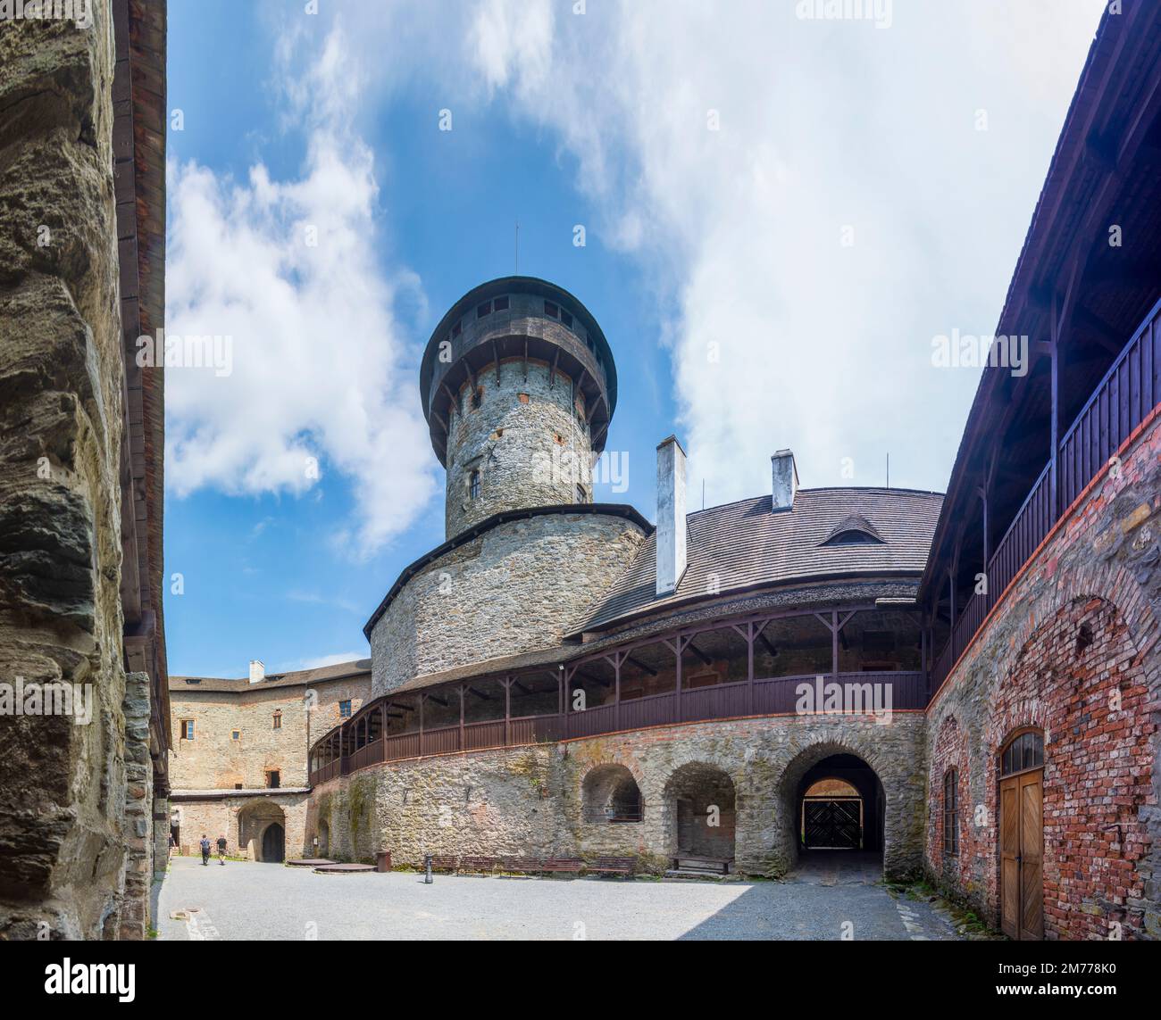 Jirikov u Rymarova (Girsig): Sovinec Castle (Eulenburg) in ...