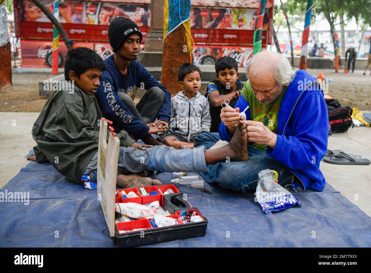 Brother Lucio Beninati, an Italian Catholic missionary from the ...