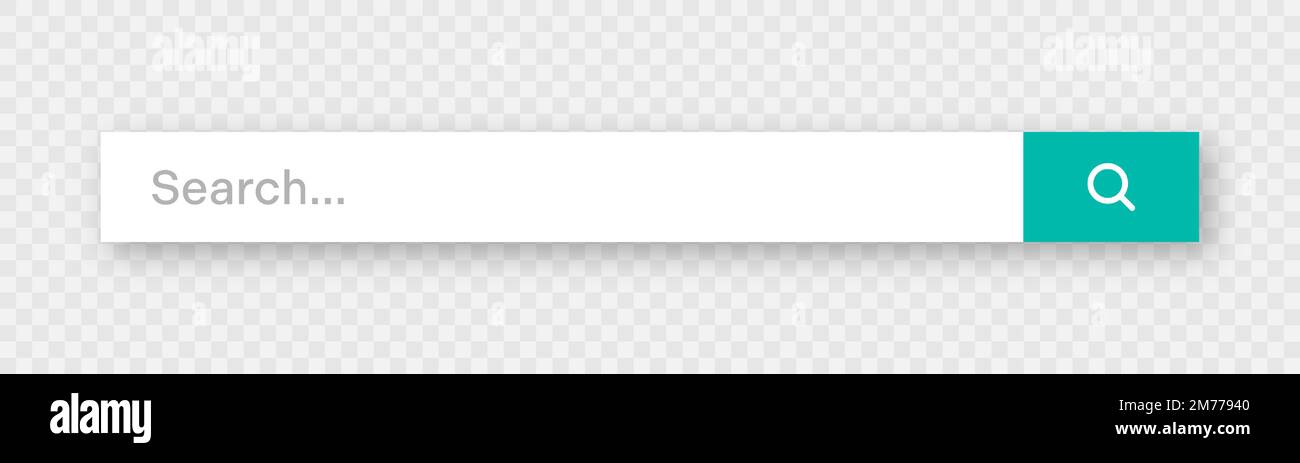 Search bar template. Internet browser engine with search box, address ...