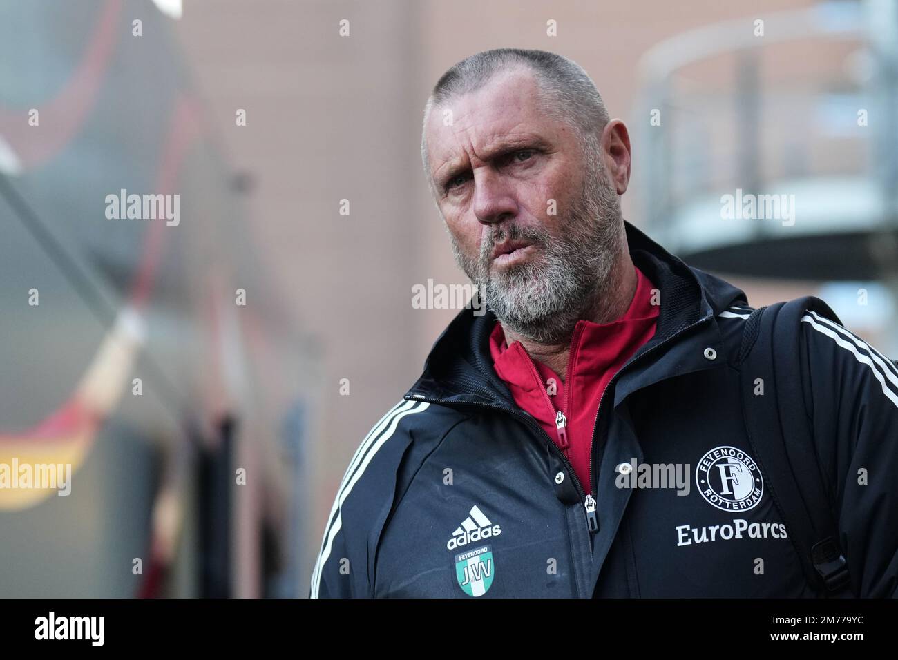 Utrecht - Feyenoord assistent-trainer John de Wolf during the match ...