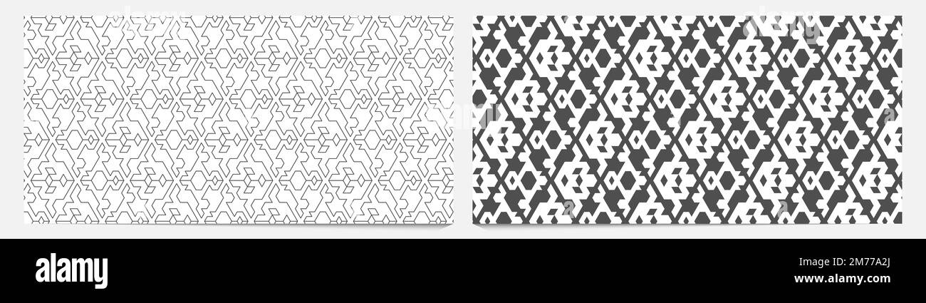 abstract black white triangle set, geometric texture background ...