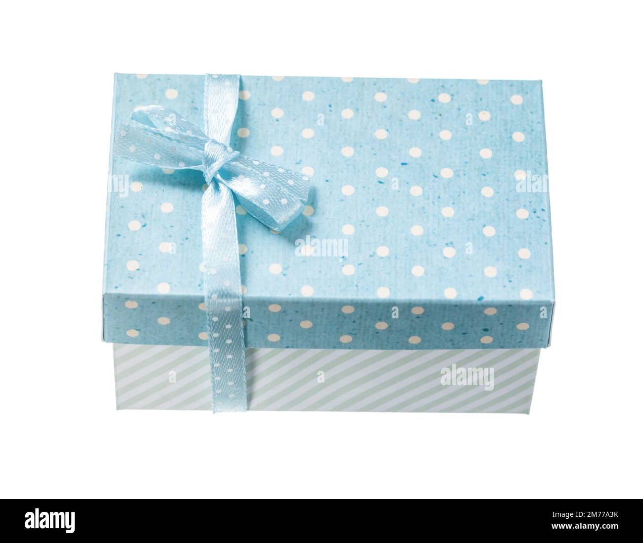 Closed blue box-container isolated on white Stock Photo - Alamy