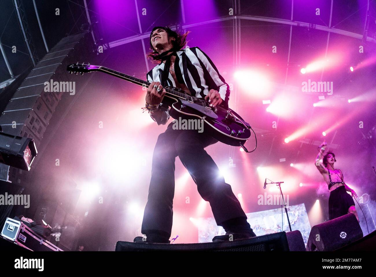 Biddinghuizen, Netherlands 21 august 2022 Palaye Royale live at ...